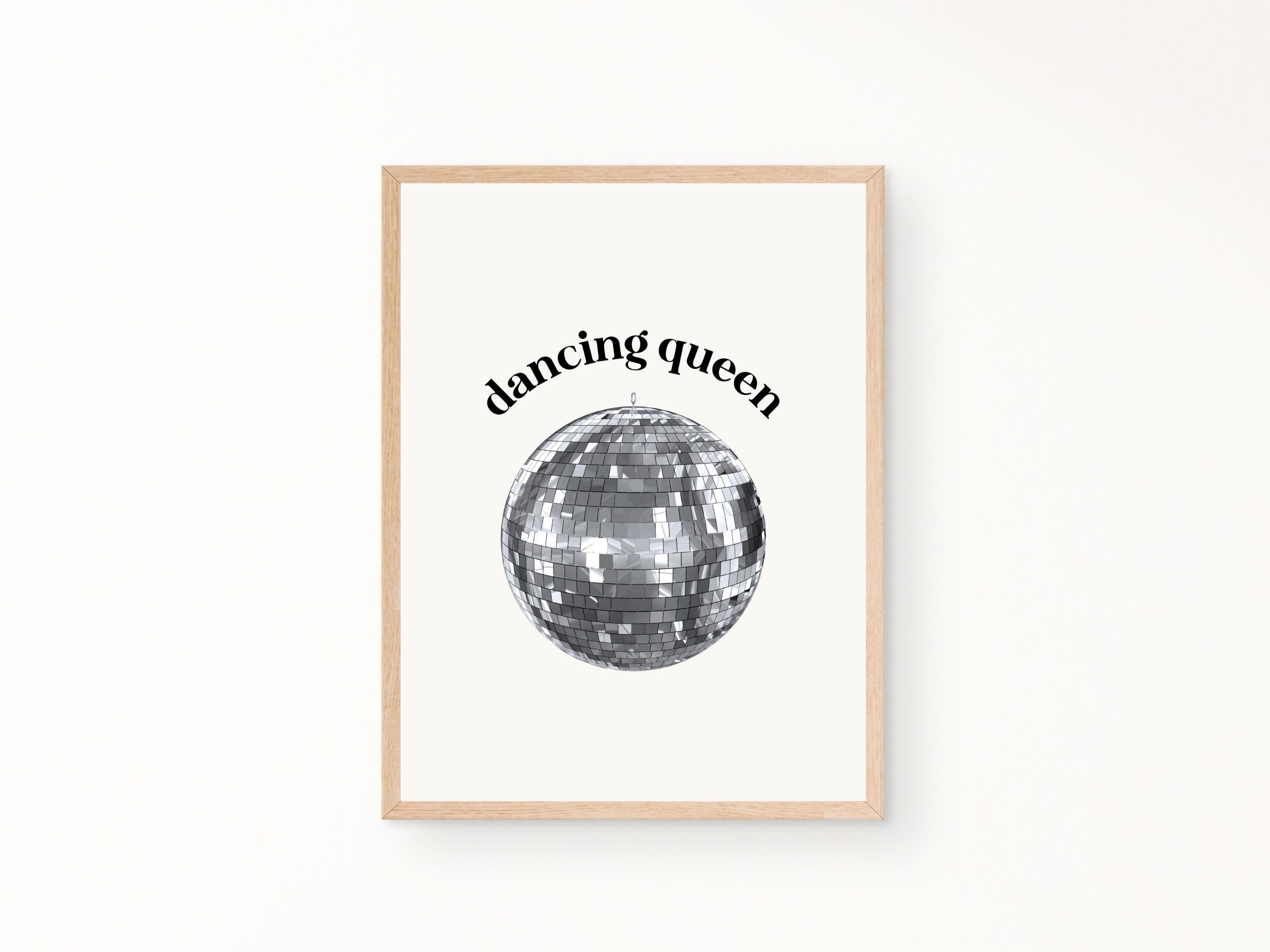 Dancing Queen Disco Wall Art Digital Print by in Bloom Company - Etsy