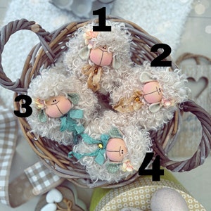 Handmade Tilda Sheep: Easter Lamb Ornament, Farmhouse Decor - Etsy