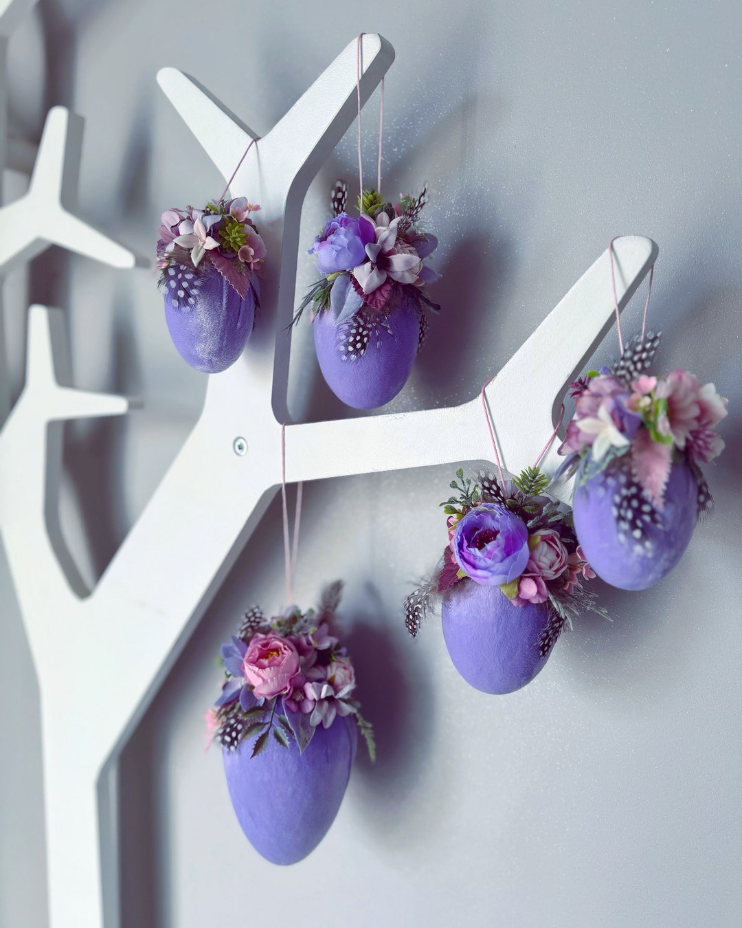 Easter Eggs. Easter Hanging Eggs. Easter Ornament. Easter Decor. Easter ...