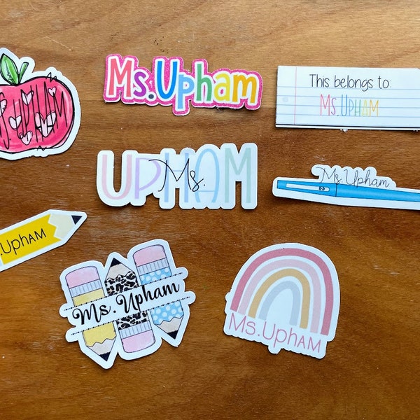 Teacher Customized Laptop Sticker - Etsy