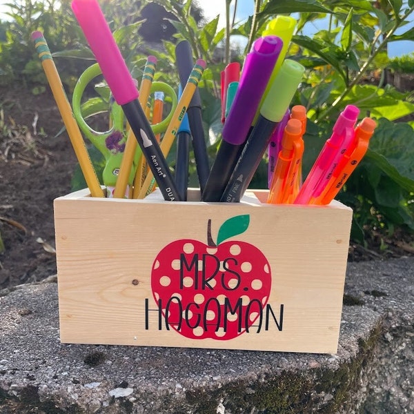 School Pencil Box - Etsy