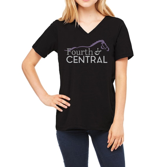 Fourth & Central Logo Tee Racehorse OTTB Thoroughbred - Etsy