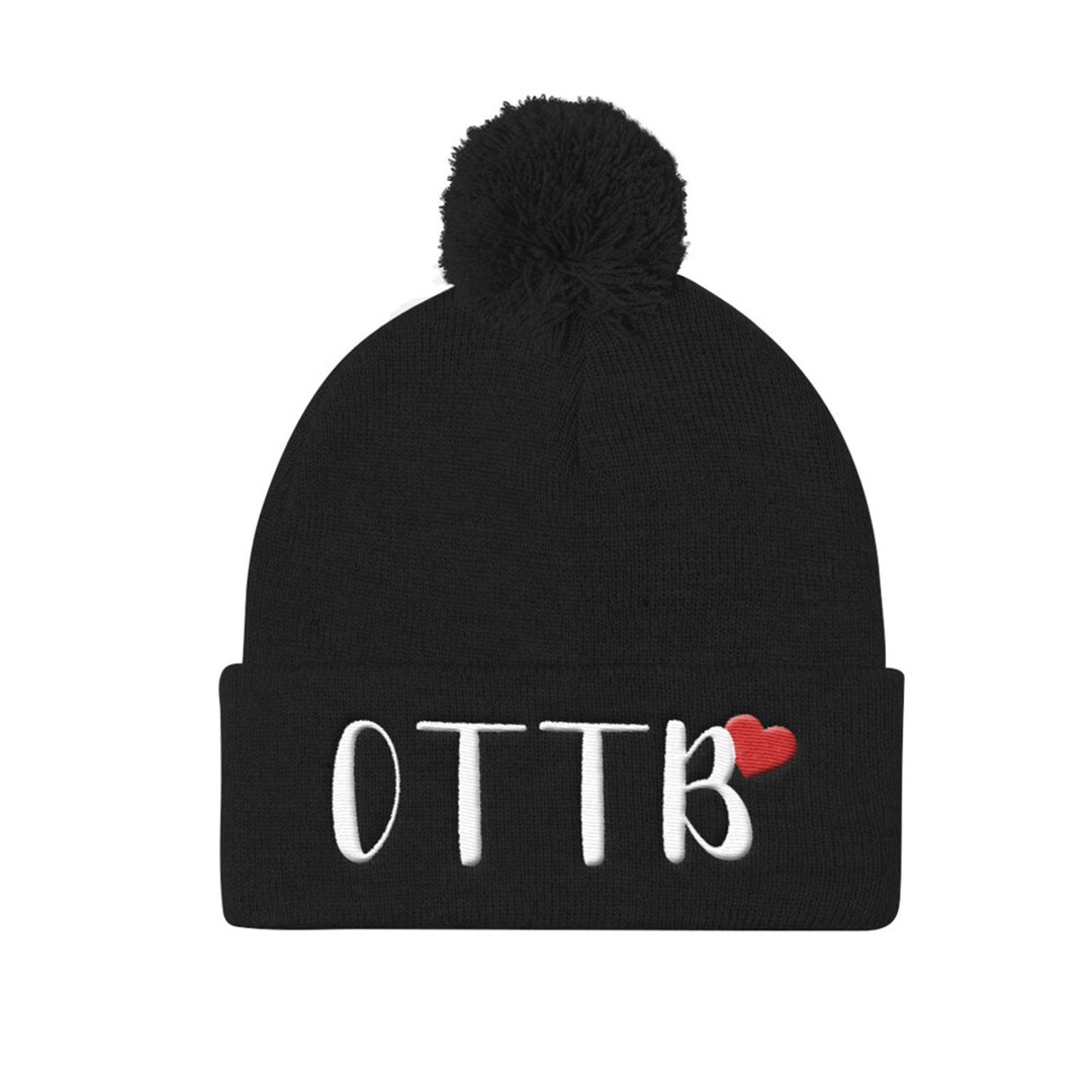 OTTB Love Beanie | off Track Thoroughbred Hat | Winter Beanie | Pom ...