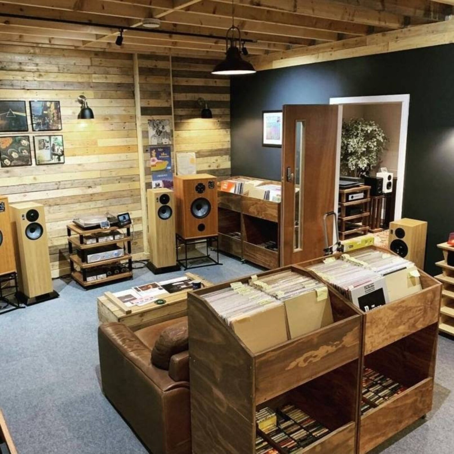 LP Vinyl Record Storage Browser Flip Bin | Etsy