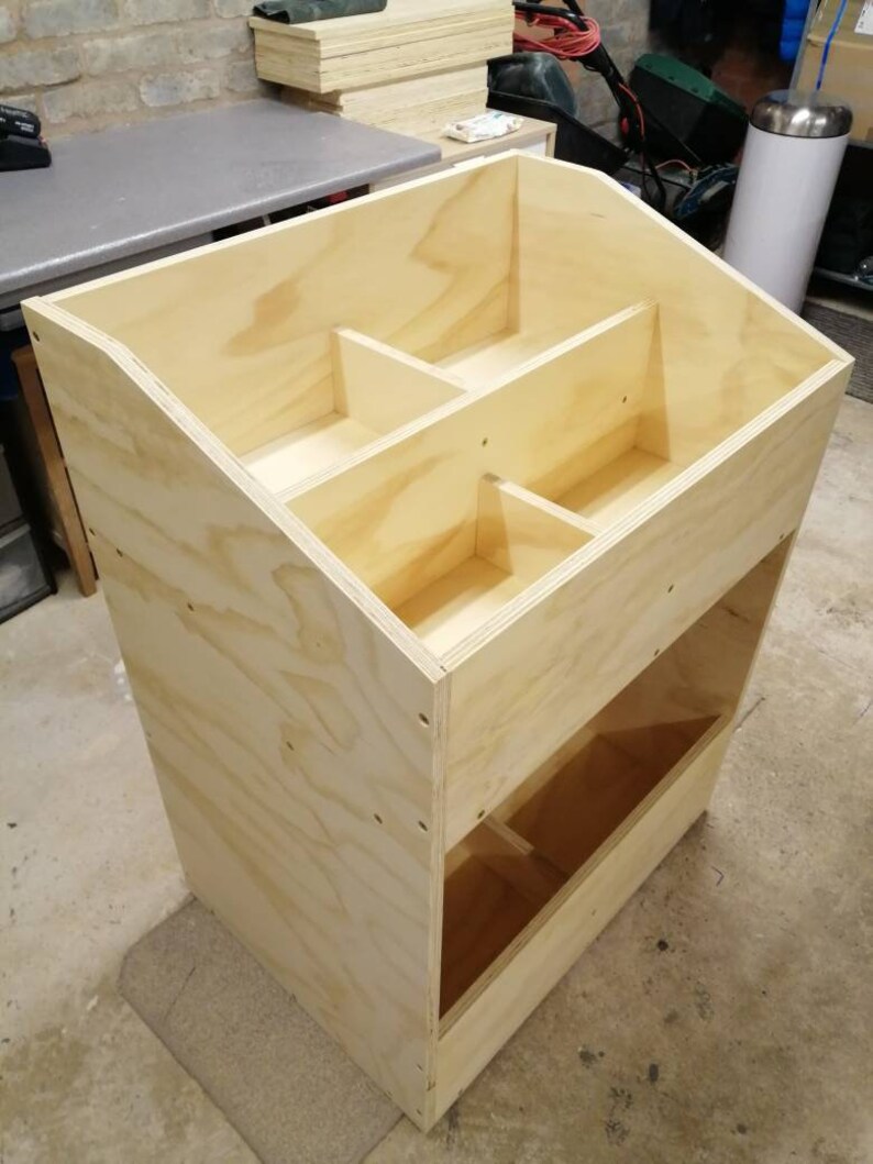 2 Tier LP Vinyl Record Storage Browser Flip Bin - Etsy