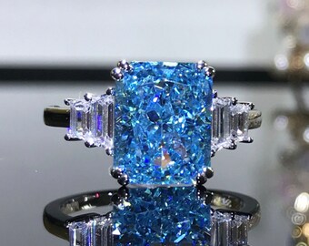 Ice Blue Diamond - Etsy