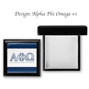 Alpha Phi Omega Wooden Keepsake Box - Etsy