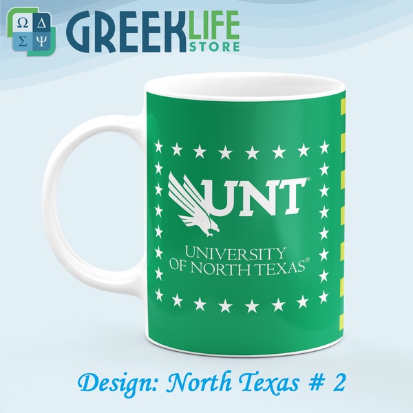 University of North Texas Coffee Cup - Etsy