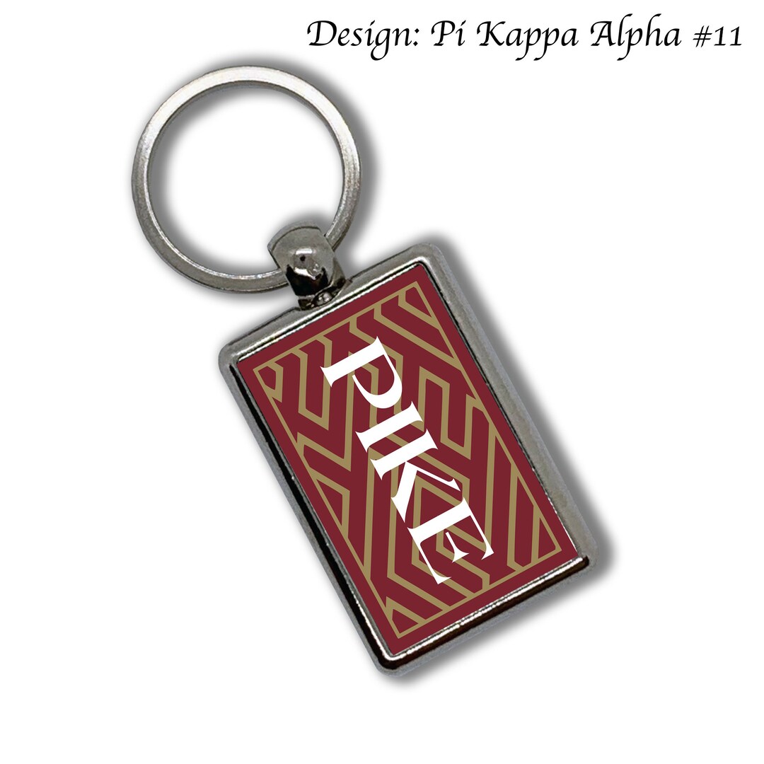 Pi Kappa Alpha Key Chain Metallic - Etsy