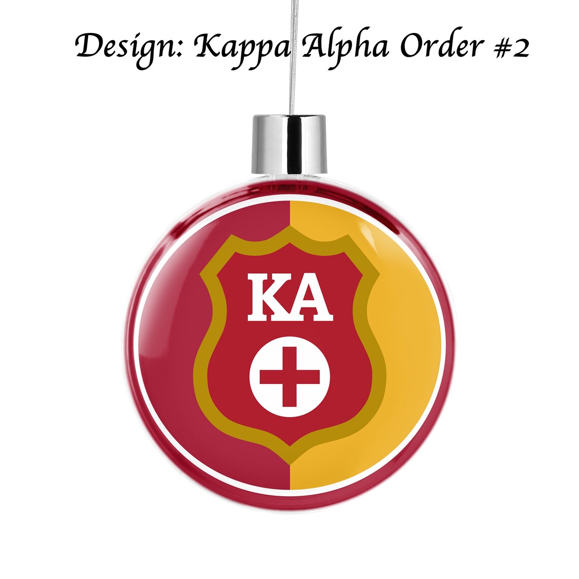 Kappa Alpha Order Round Flat Ornament - Etsy