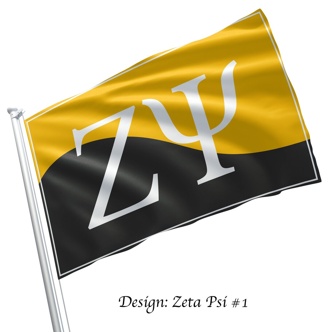 Zeta Psi Officially Licensed Flag Banner - Etsy