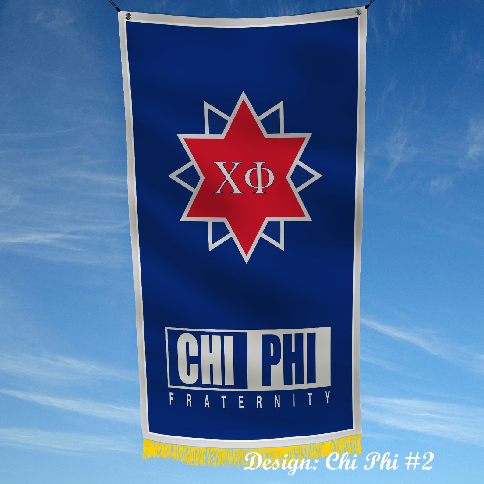 Chi Phi Officially Licensed Flag Banner - Etsy