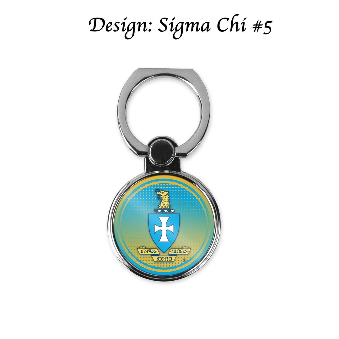 Sigma Chi Ring Stand Phone Holder (round) - Etsy