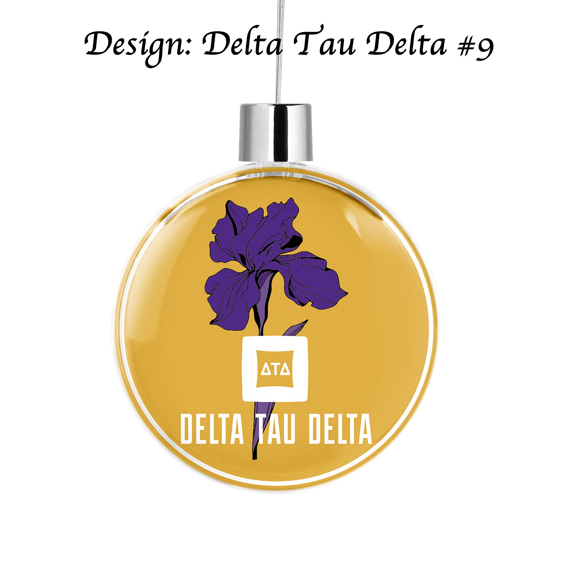 Delta Tau Delta Round Flat Ornament - Etsy