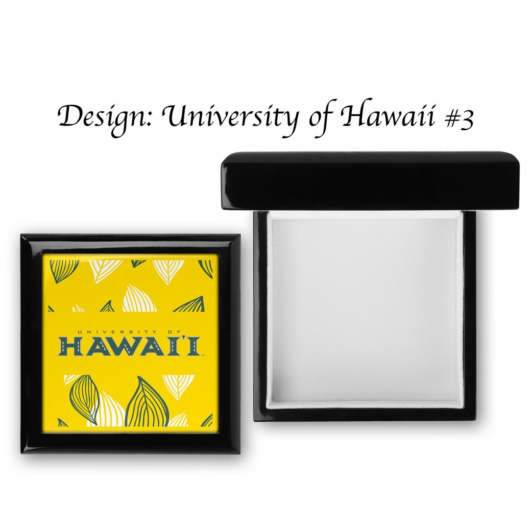 University of Hawaii Wooden Keepsake Box - Etsy