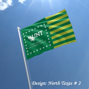 University of North Texas Licensed Flag Banner - Etsy