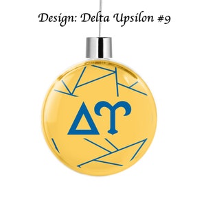 Delta Upsilon Round Flat Ornament - Etsy