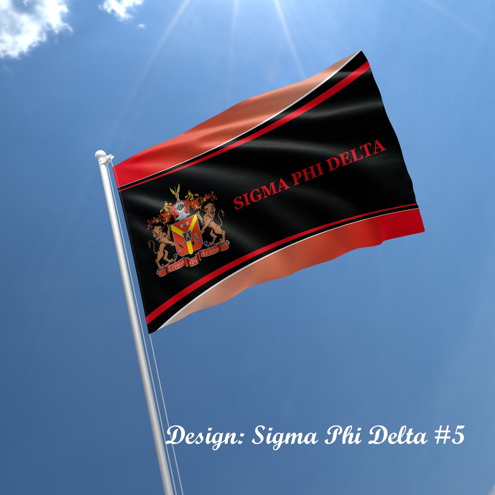 Sigma Phi Delta Officially Licensed Flag Banner - Etsy