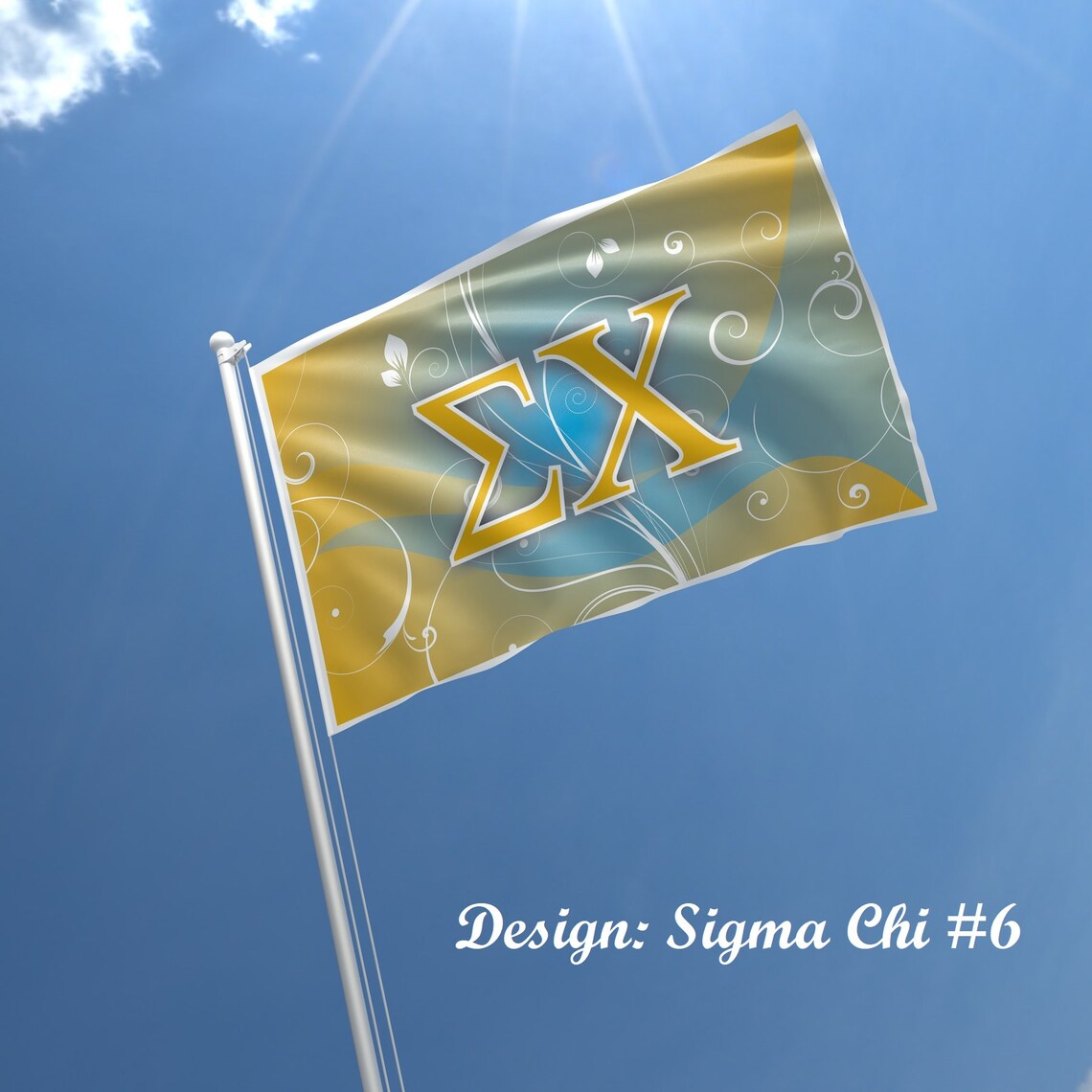 Sigma Chi Officially Licensed Flag Banner | Etsy