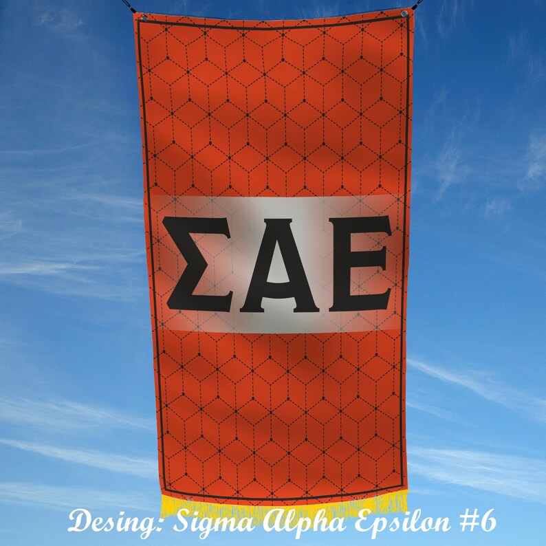Sigma Alpha Epsilon Officially Licensed Flag Banner - Etsy