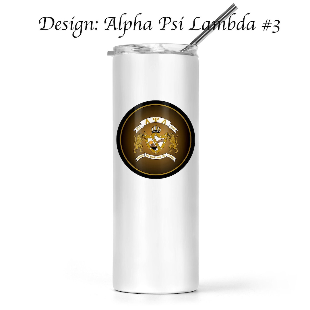 Alpha Psi Lambda Edelstahl Skinny Becher 20 OZ - Etsy.de