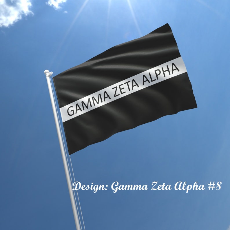 Gamma Zeta Alpha Officially Licensed Flag Banner - Etsy
