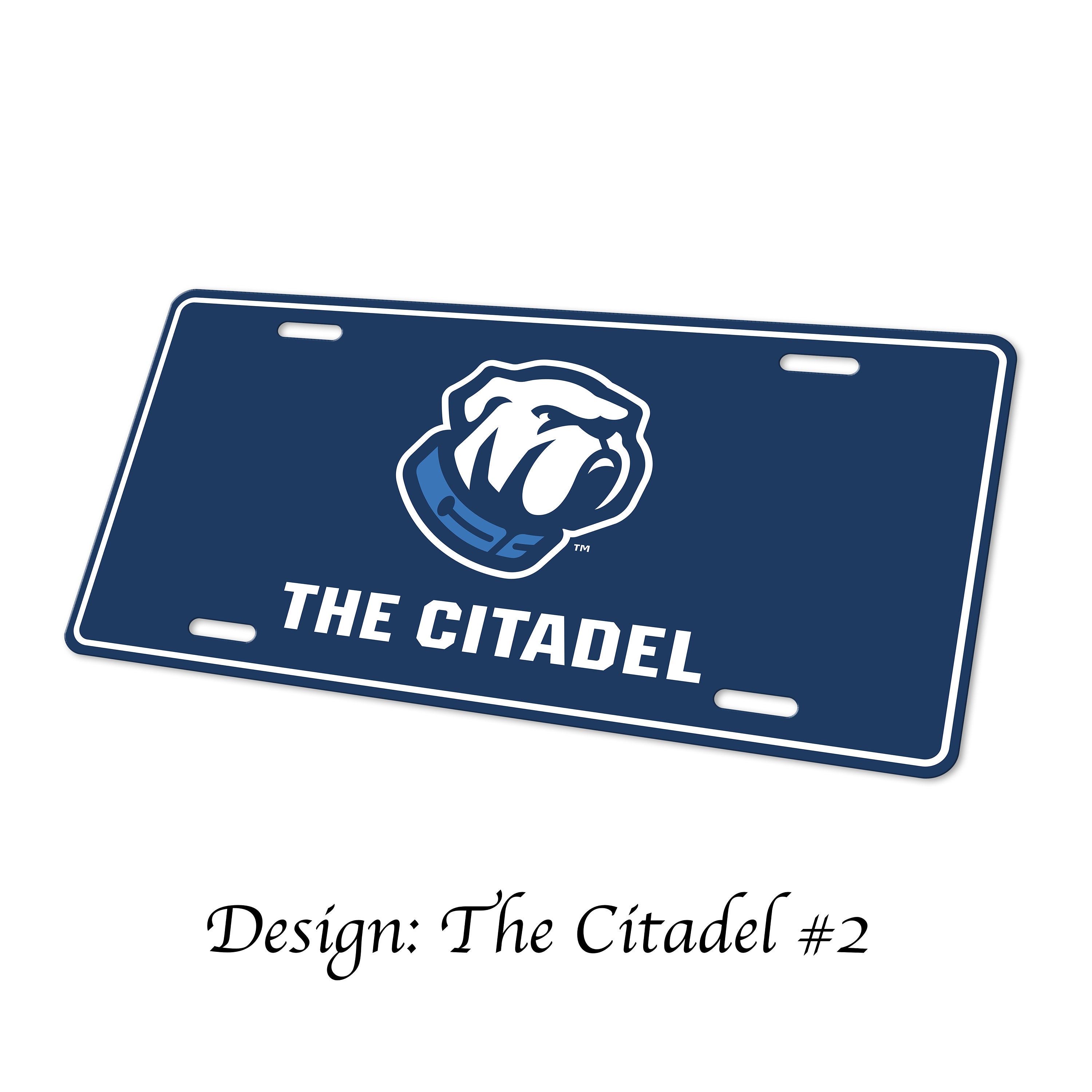 The Citadel Decorative Aluminum License Plate - Etsy