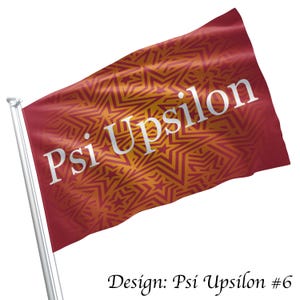 Psi Upsilon Officially Licensed Flag Banner - Etsy