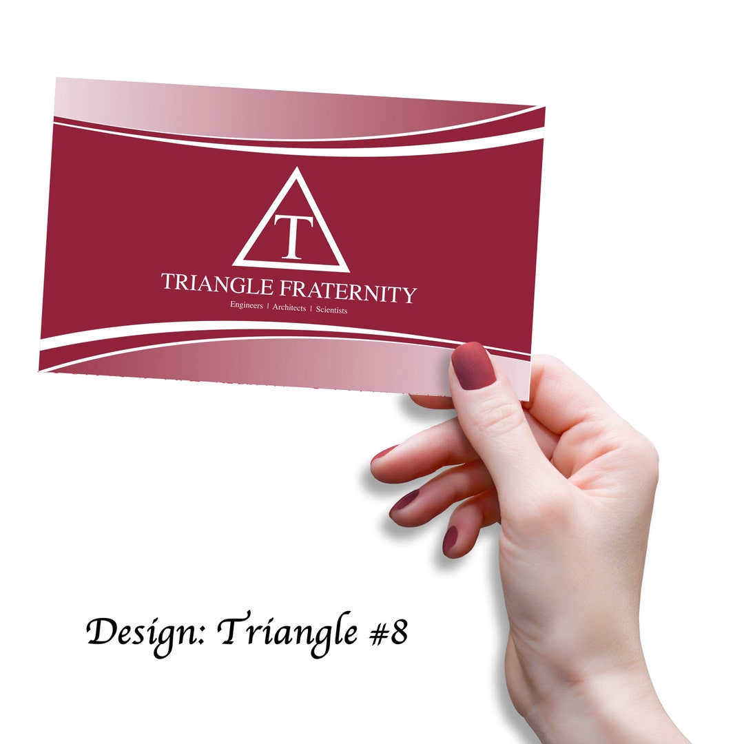 Triangle Fraternity Decal Sticker - Etsy