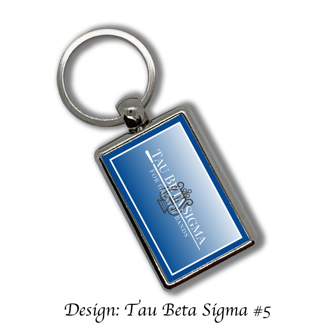 Tau Beta Sigma Key Chain Metallic - Etsy