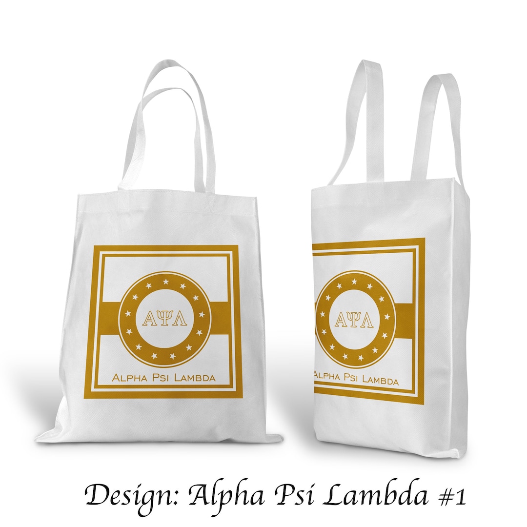 Alpha Psi Lambda Canvas Tote Bag - Etsy
