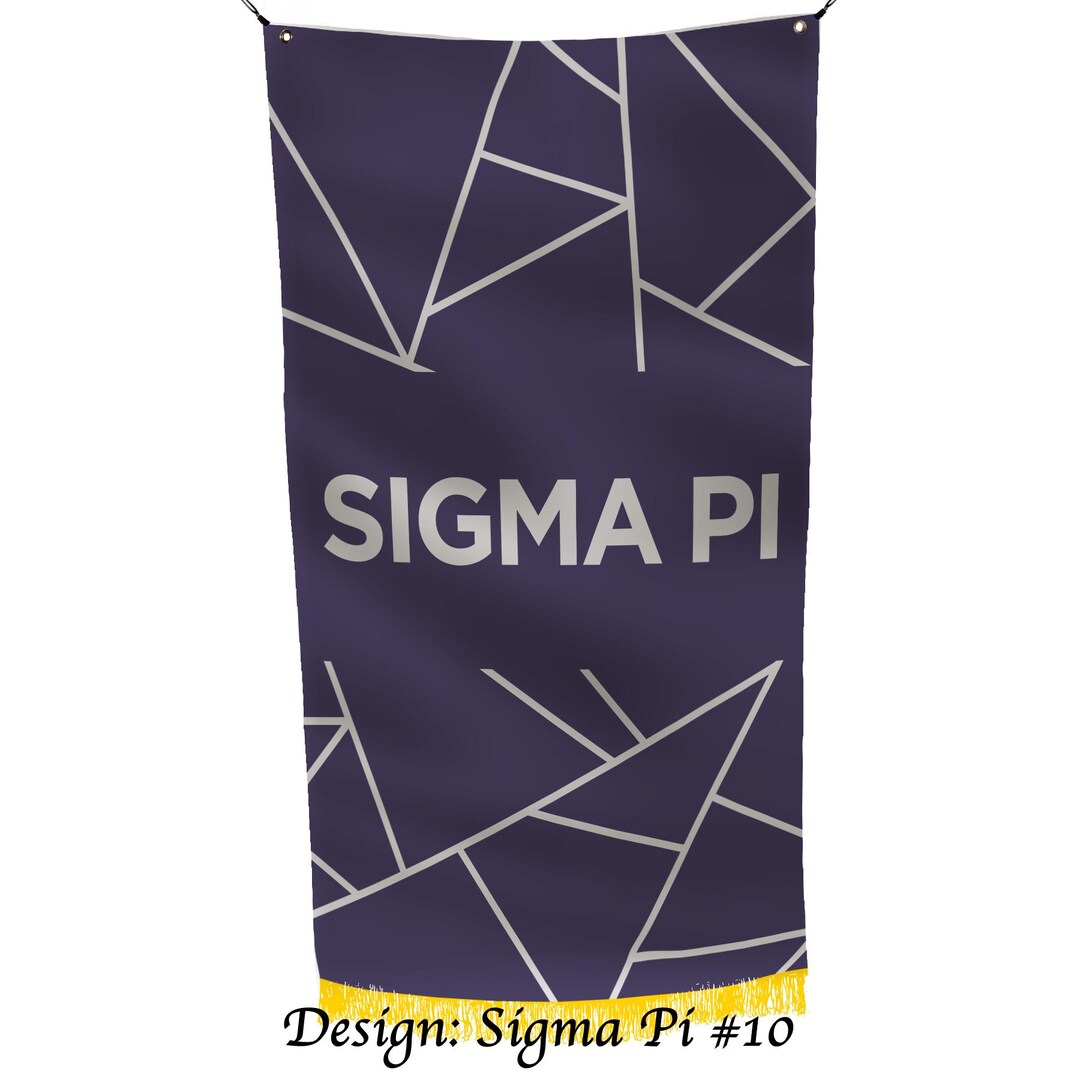 Sigma Pi Officially Licensed Flag Banner - Etsy