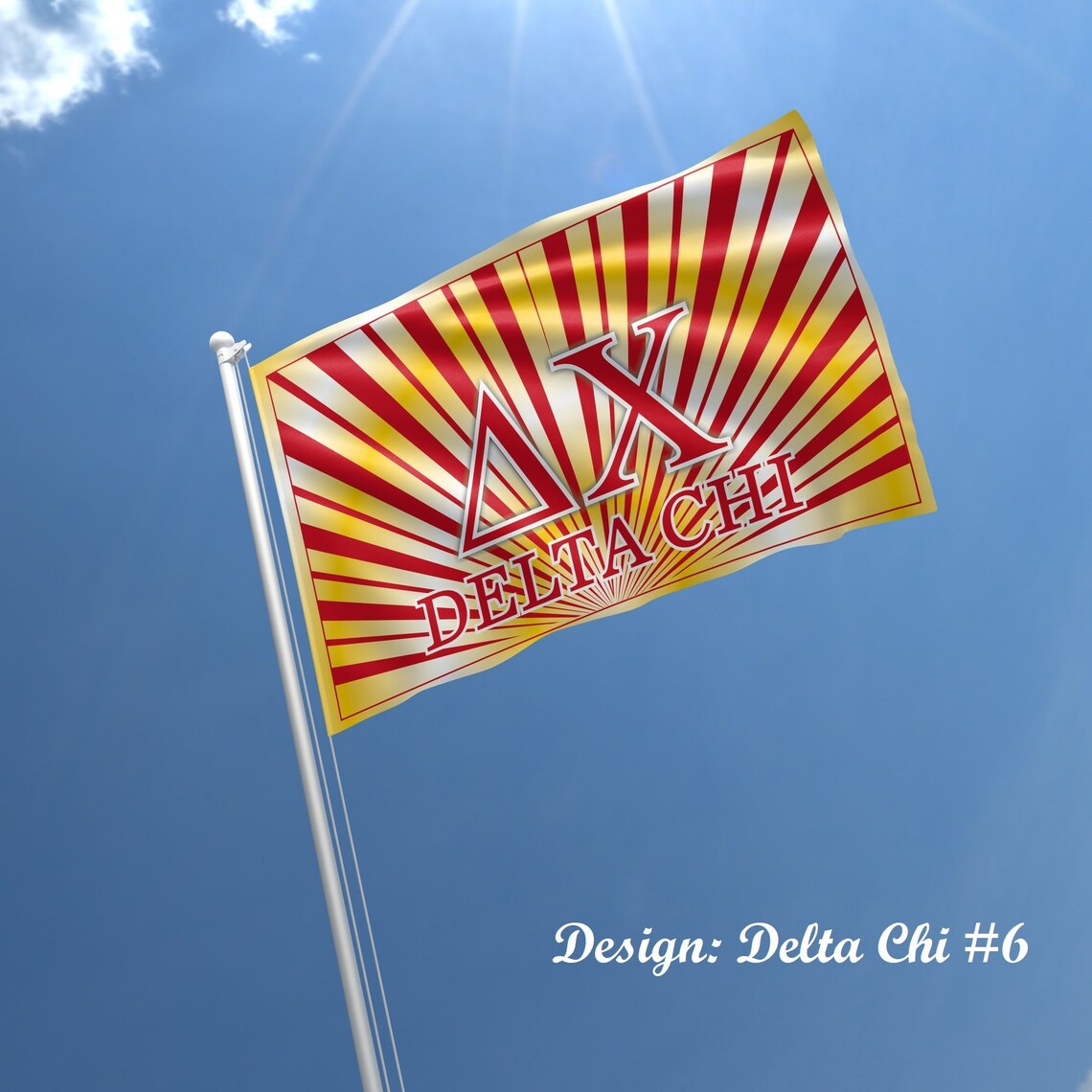 Delta Chi Officially Licensed Flag Banner | Etsy