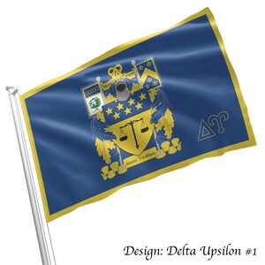 Delta Upsilon Officially Licensed Flag Banner - Etsy