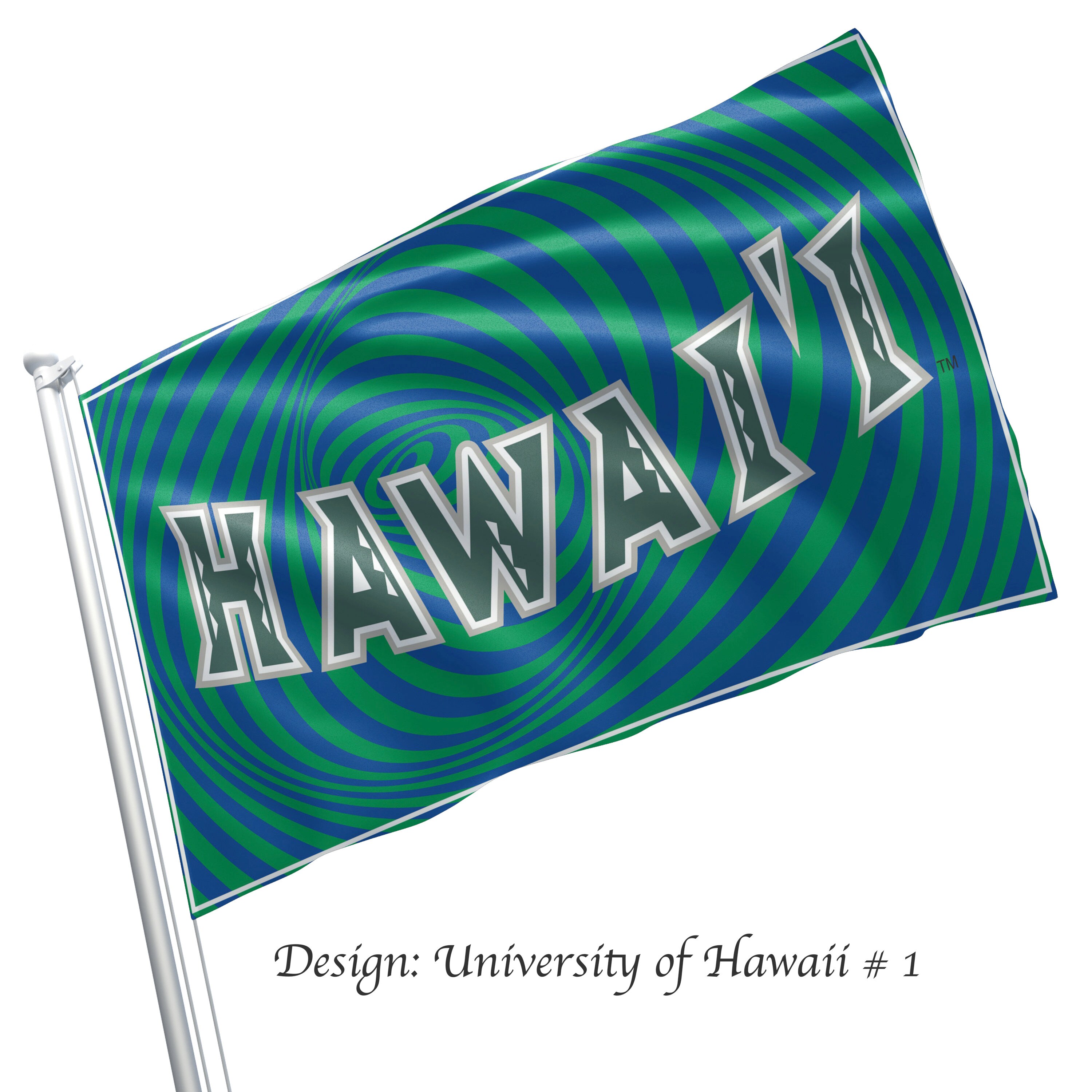 University of Hawaii Flag Banner Officialy Licensed - Etsy