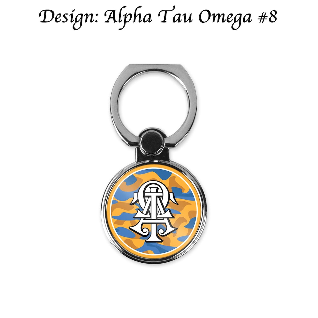 Alpha Tau Omega Ring Stand Phone Holder (round) - Etsy