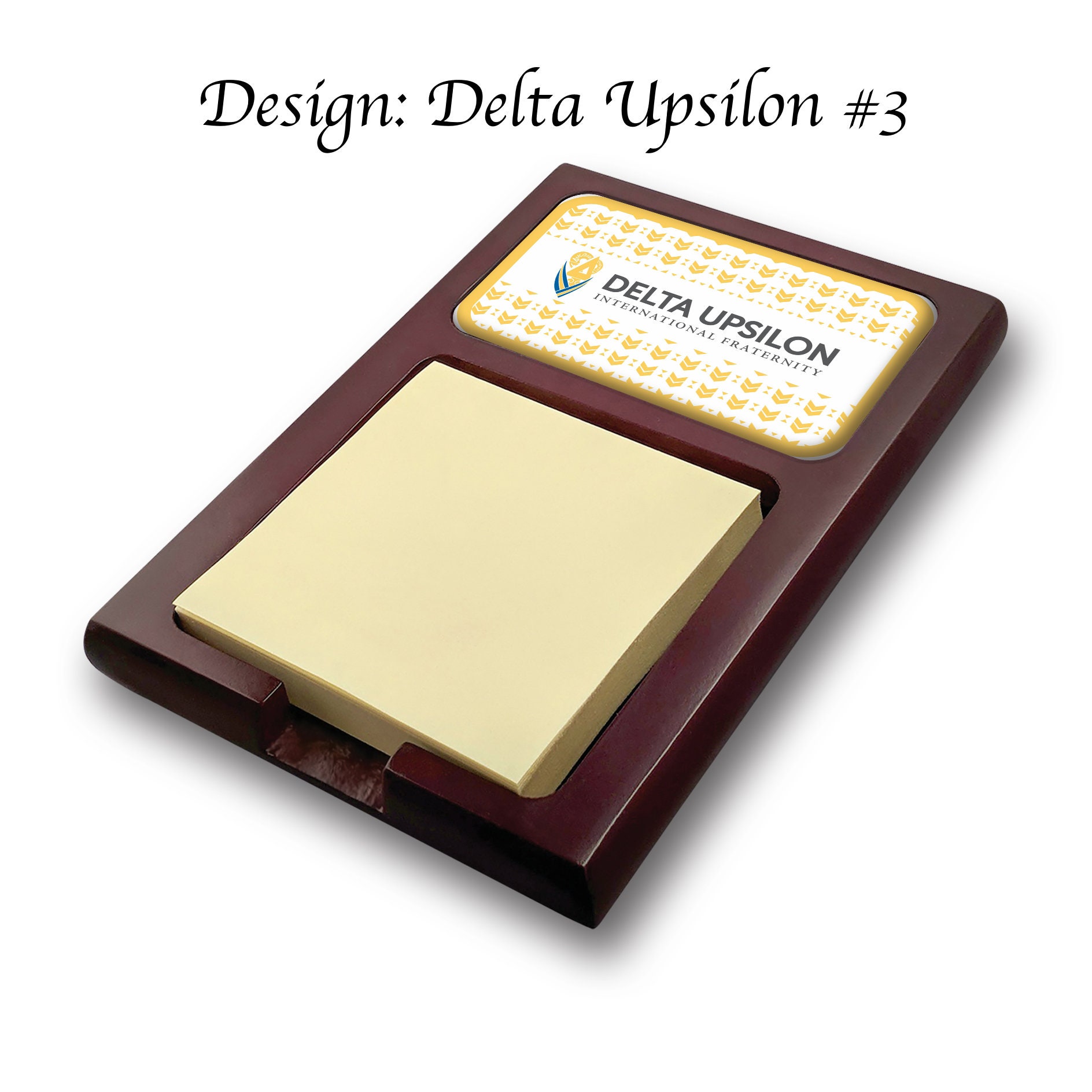 Delta Upsilon Wooden Desk Organizer - Etsy