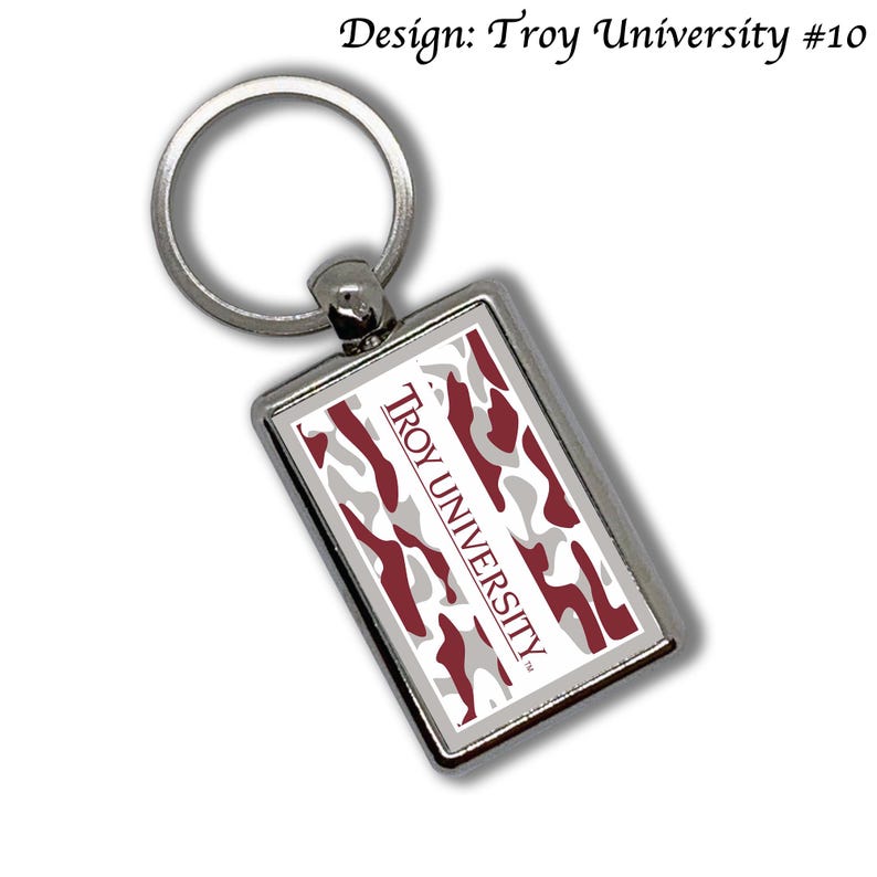 Troy University Key Chain Metallic - Etsy
