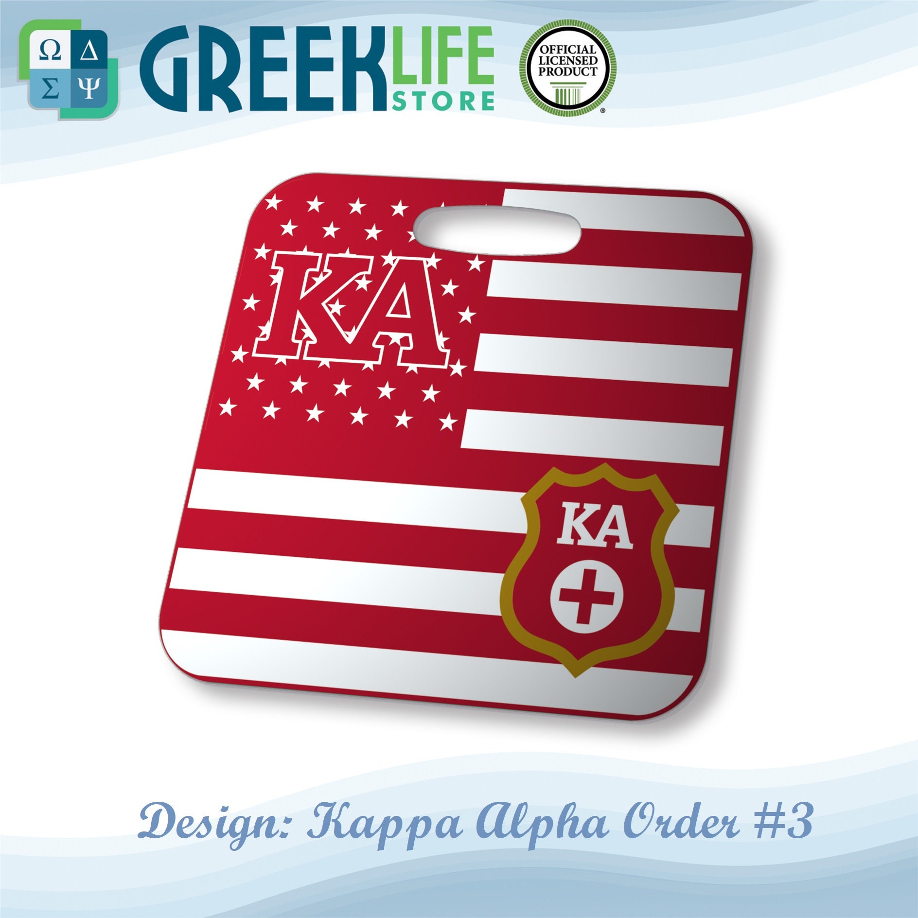 Kappa Alpha Order Aluminum Bag Tag - Etsy
