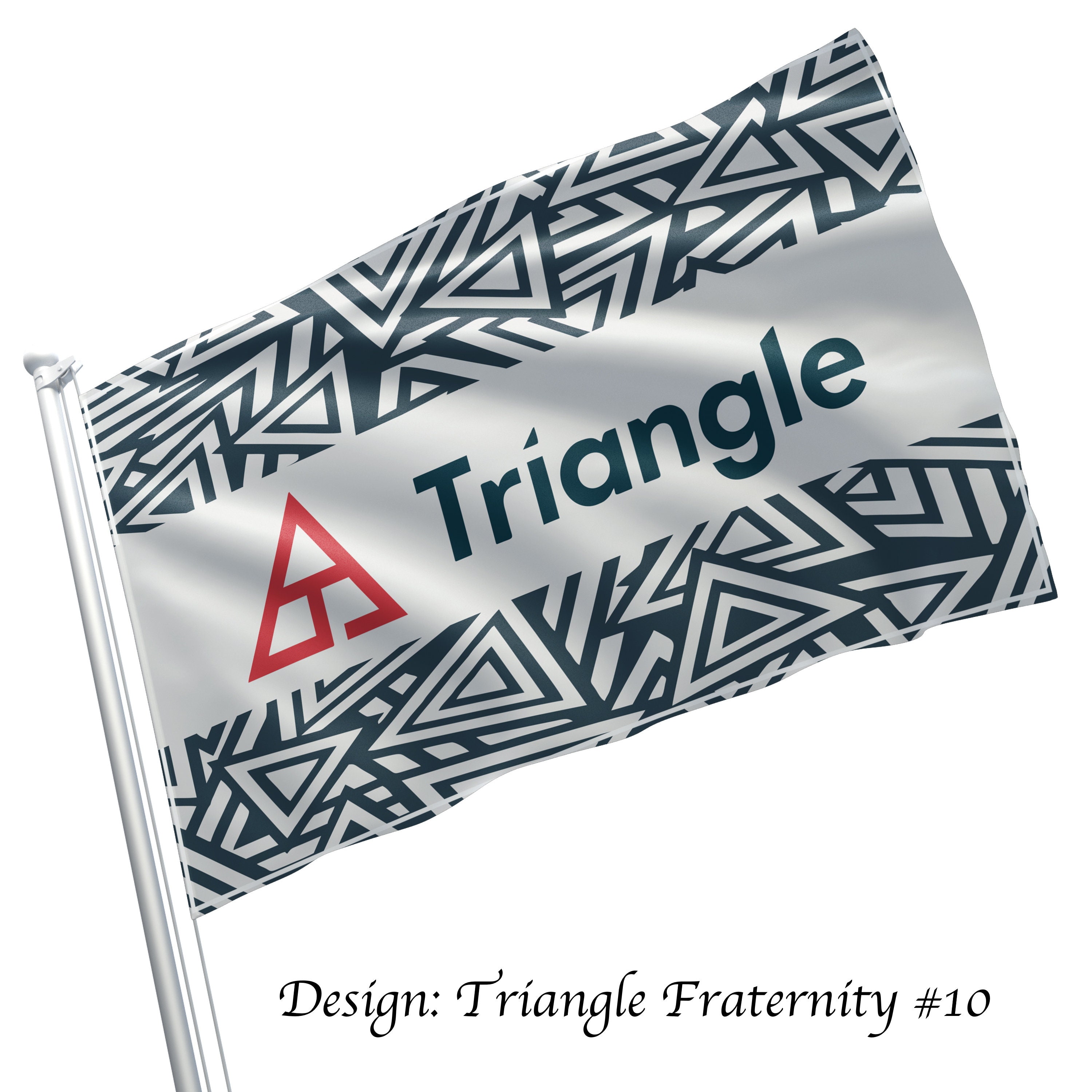 Triangle Fraternity Flag Banner officially Licensed - Etsy