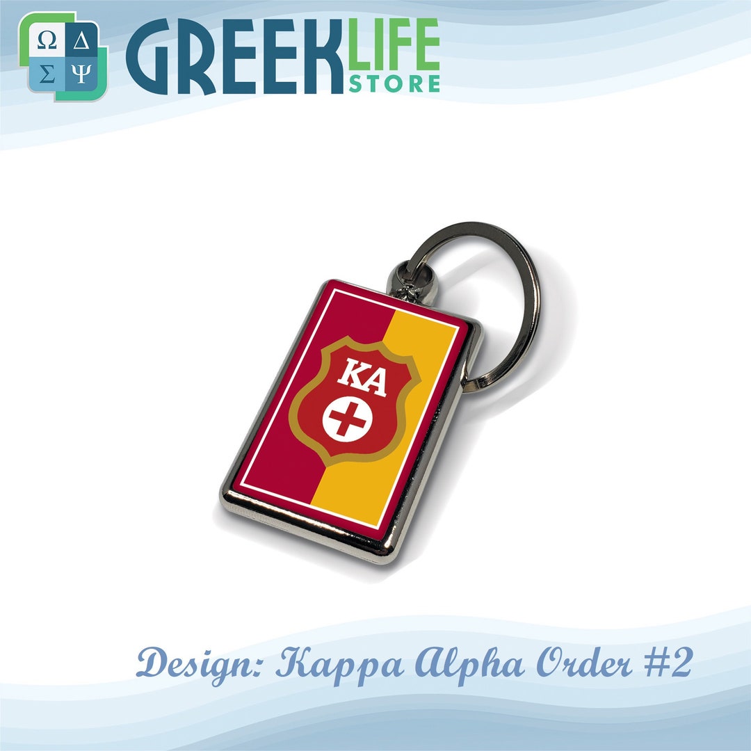Kappa Alpha Order Key Chain Metallic - Etsy