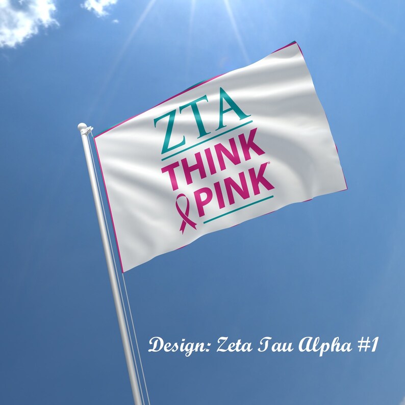 Zeta Tau Alpha Officially Licensed Flag Banner - Etsy