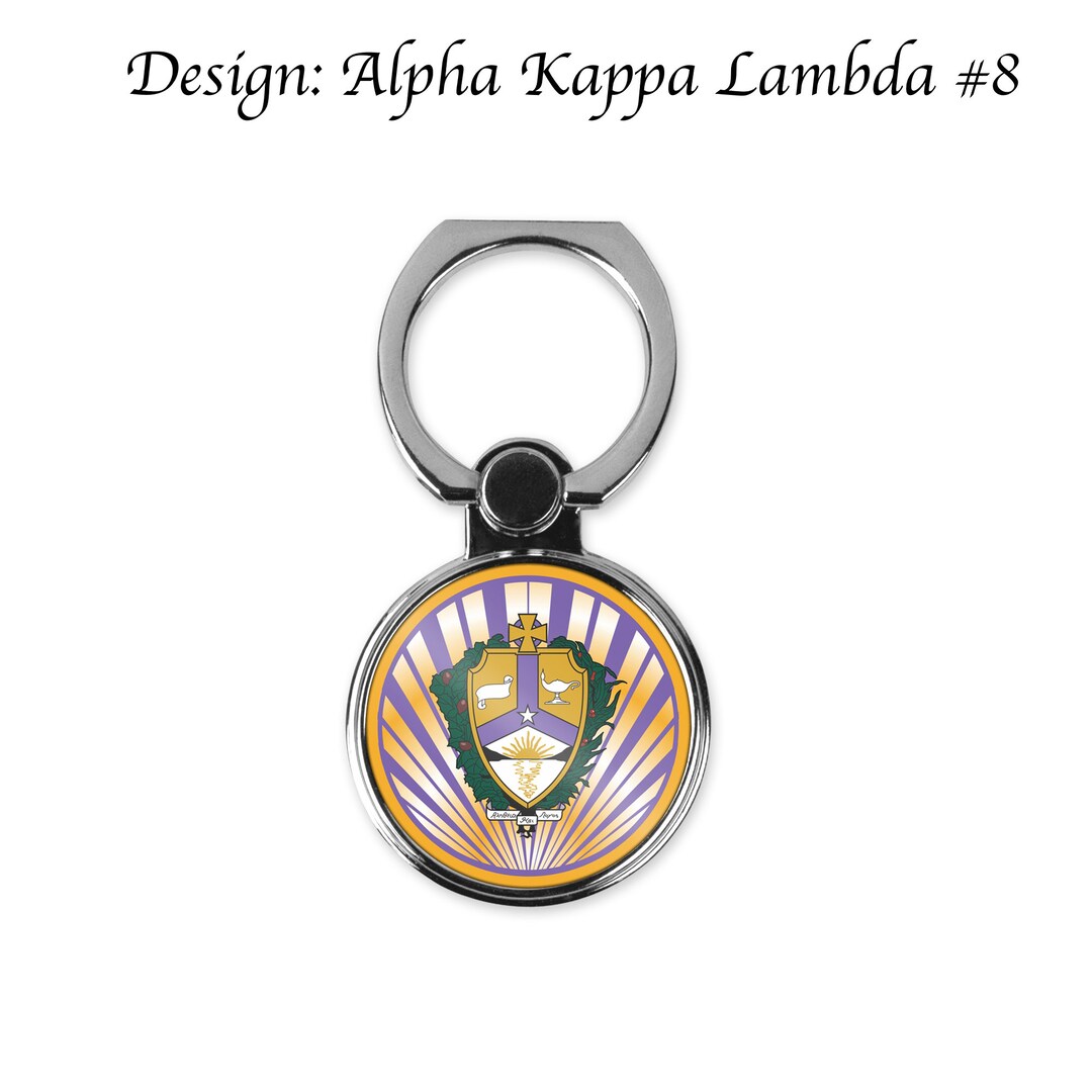 Alpha Kappa Lambda Ring Stand Phone Holder (round) - Etsy