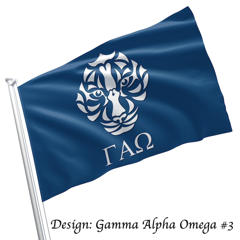 Gamma Alpha Omega Officially Licensed Flag Banner - Etsy