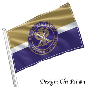 Chi Psi Officially Licensed Flag Banner - Etsy