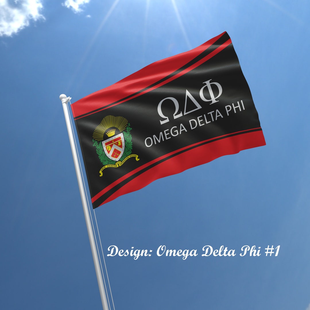 Omega Delta Phi Officially Licensed Flag Banner - Etsy