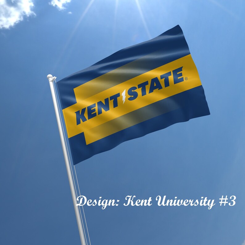 Kent State University Officially Licensed Flag Banner - Etsy
