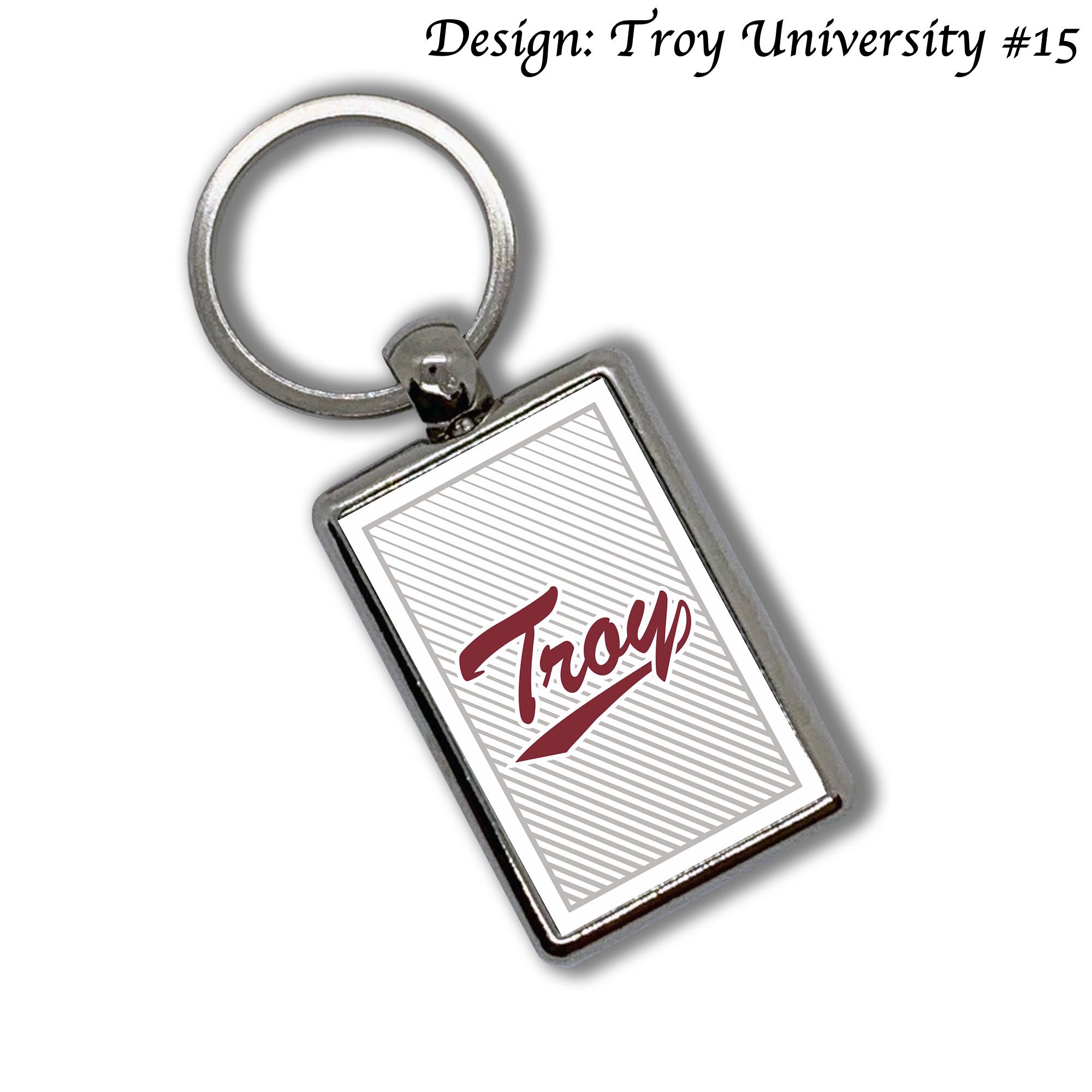 Troy University Key Chain Metallic - Etsy