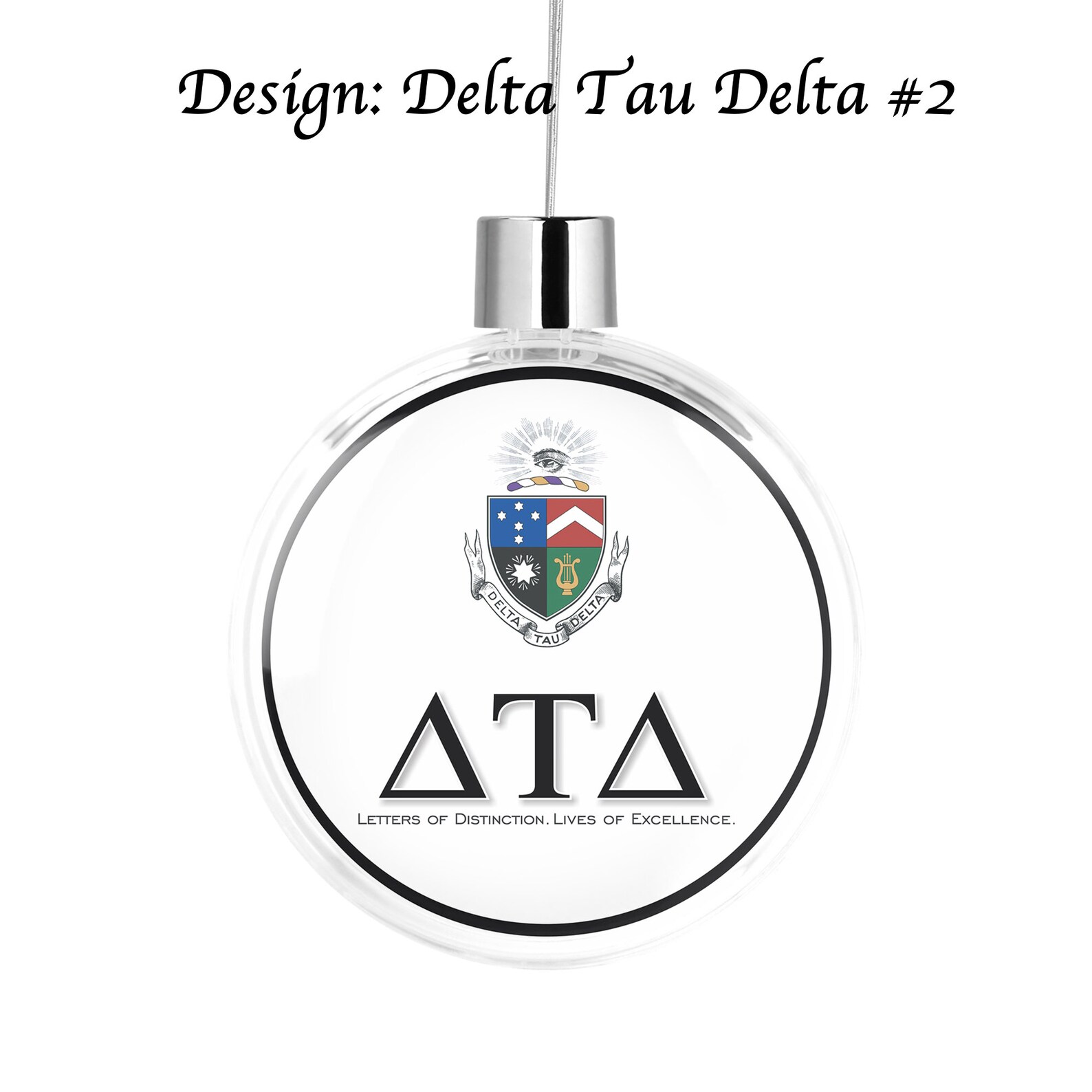 Delta Tau Delta Round Flat Ornament - Etsy