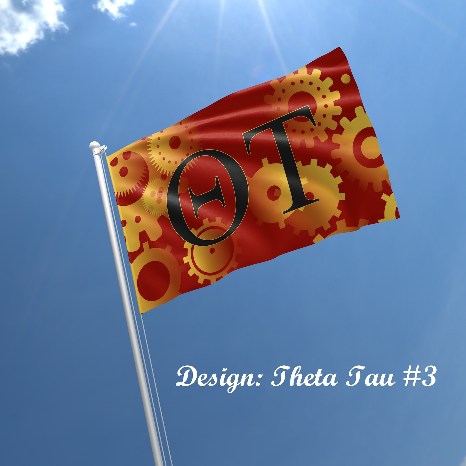 Theta Tau Officially Licensed Flag Banner - Etsy